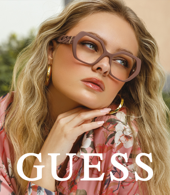 Ontdek onze brillen van Guess online